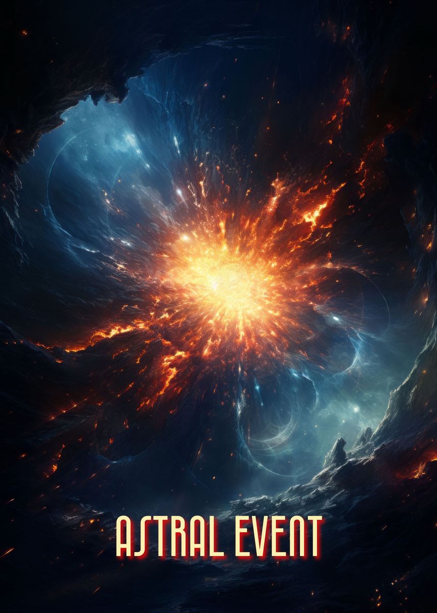 'Astral Event' Poster, picture, metal print, paint by Alexandru ...
