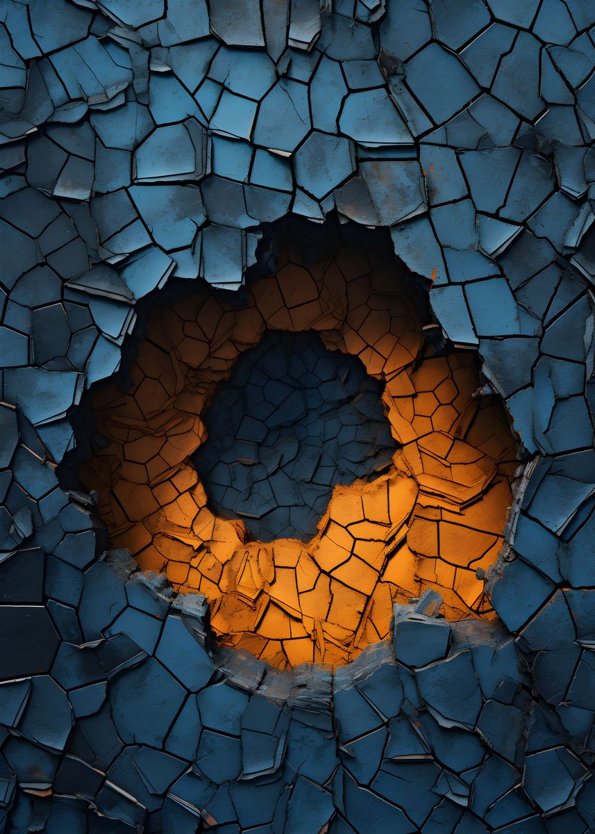 'Magic Cracks' Poster, picture, metal print, paint by dostiphotography ...