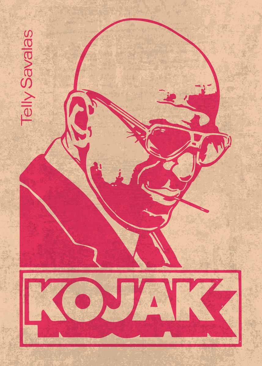 'Kojak Movie Poster' Poster, picture, metal print, paint by 18 Twelve ...
