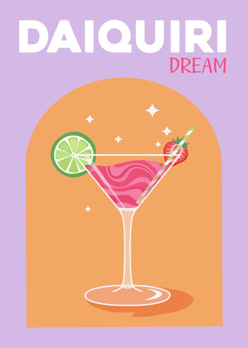 'Daiquiri Dream' Poster, picture, metal print, paint by Marius Becker ...