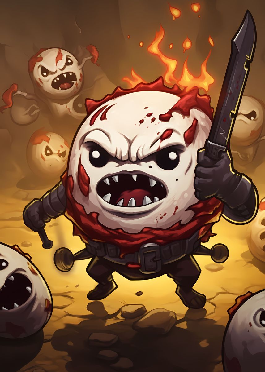 'Brotato Character Gaming' Poster, picture, metal print, paint by ...