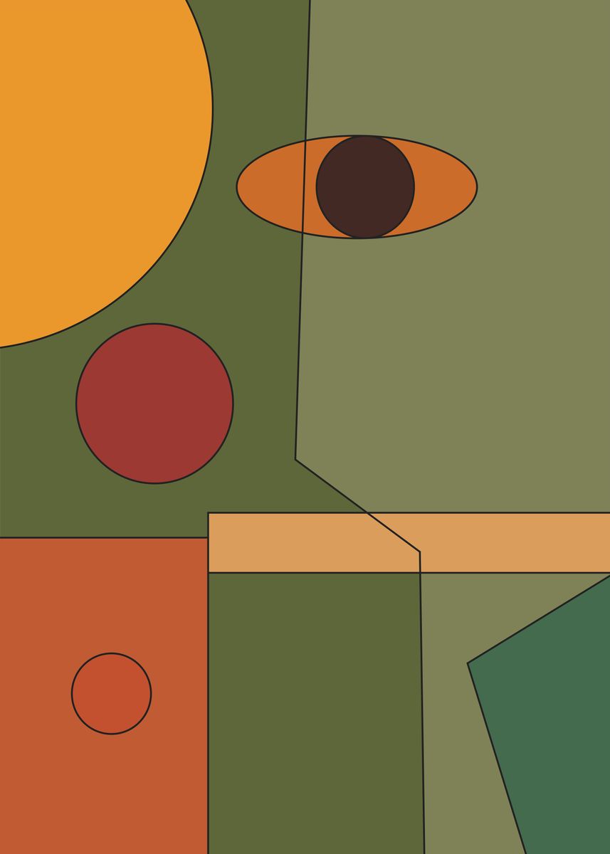 'modern wall art print' Poster, picture, metal print, paint by Ratna ...