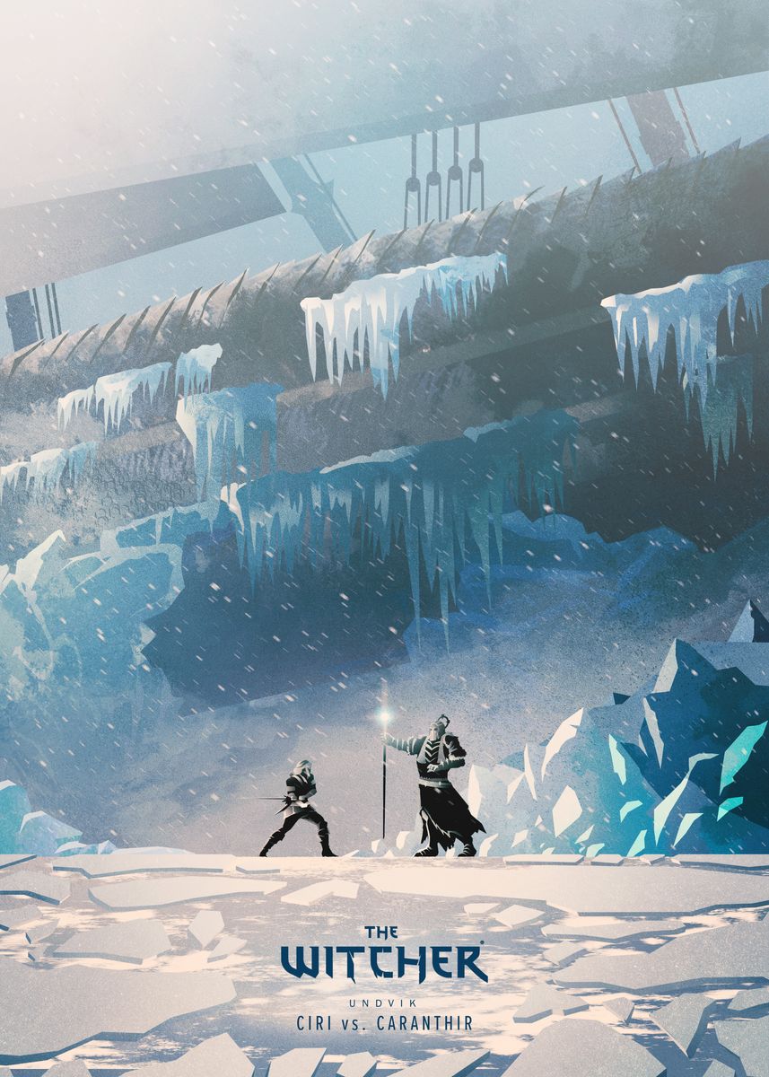 'Ciri vs Caranthir' Poster, picture, metal print, paint by Witcher 3 ...