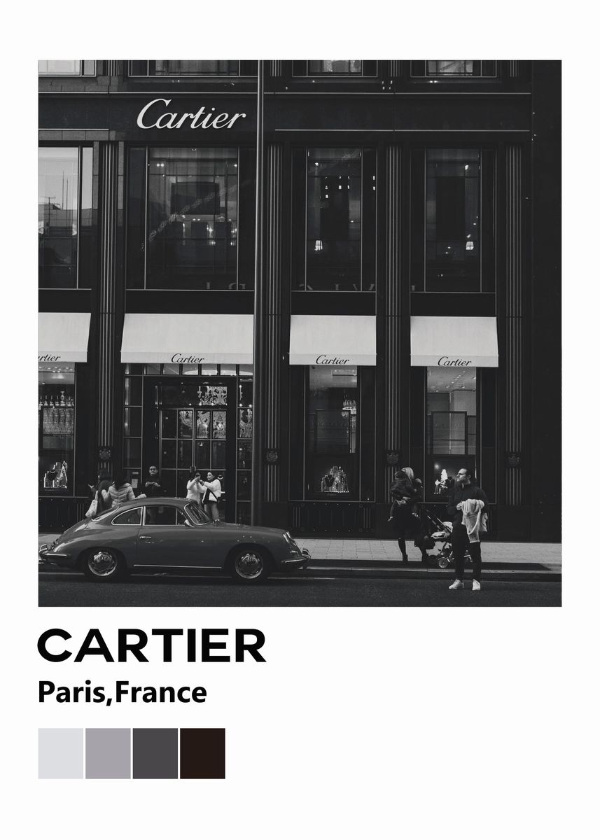'Cartier Fashion poster' Poster, picture, metal print, paint by ...