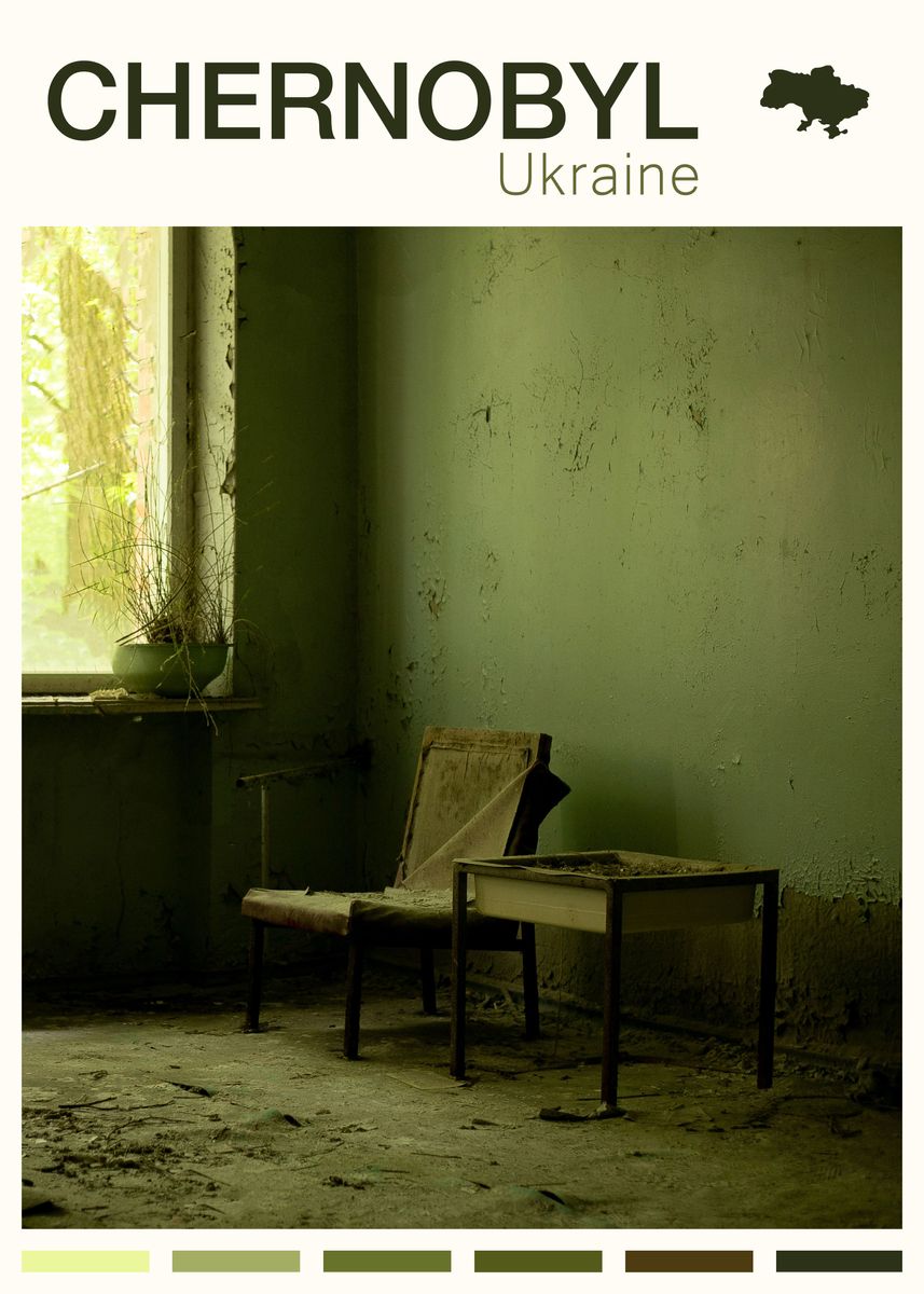 'CHERNOBYL TRAVEL POSTER' Poster, picture, metal print, paint by Deiver ...