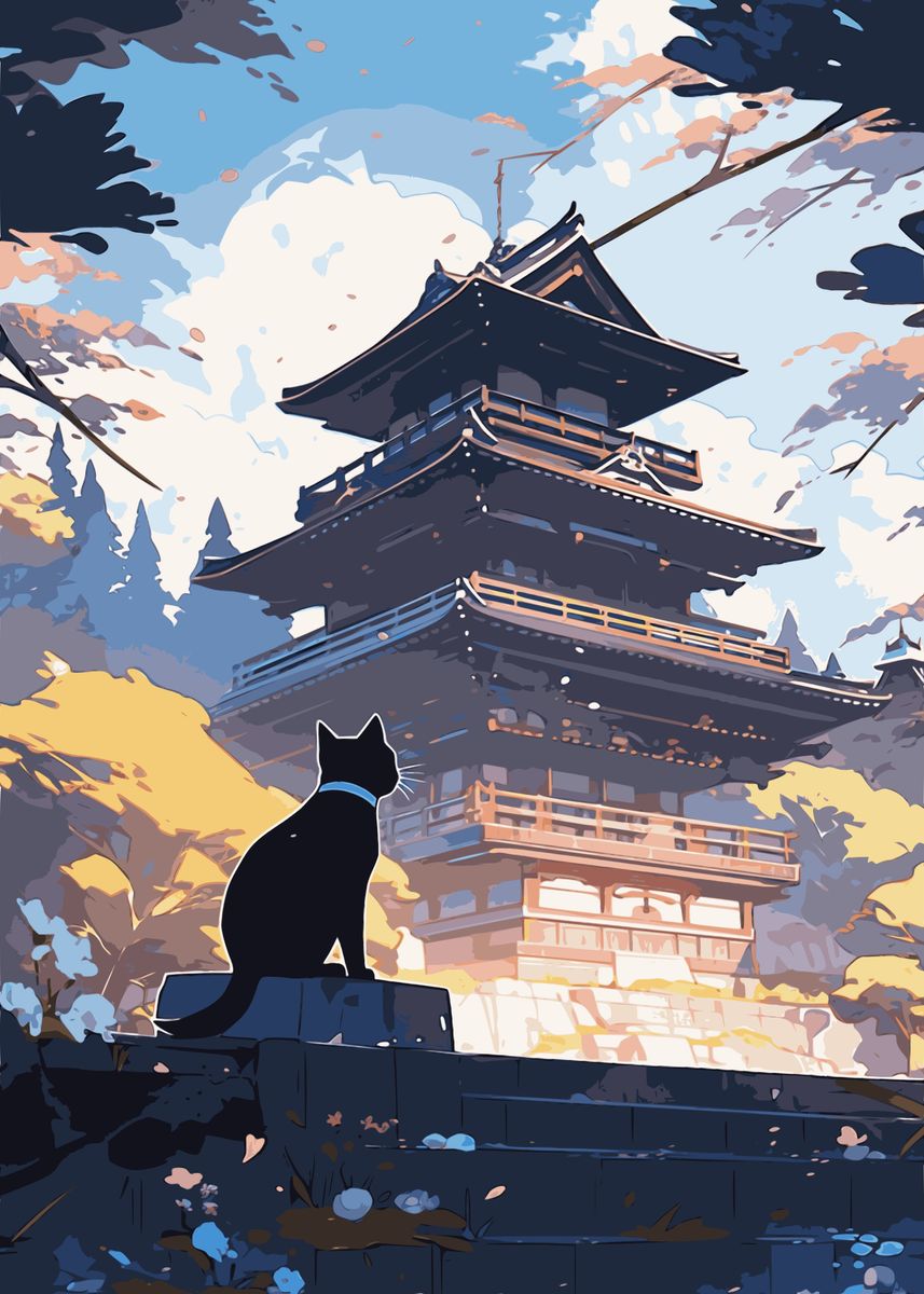 'Anime Kawaii Bliss' Poster, picture, metal print, paint by Psycho ...