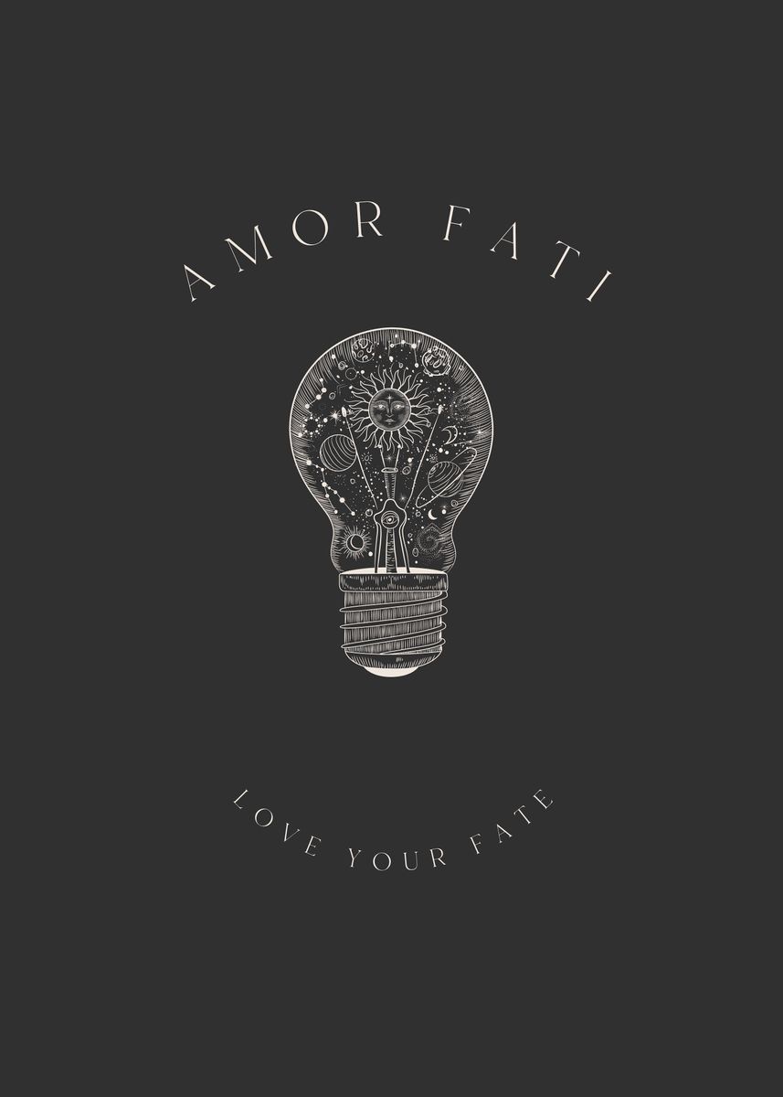 'Marcus Aurelius Amor Fati' Poster, picture, metal print, paint by Rosh ...