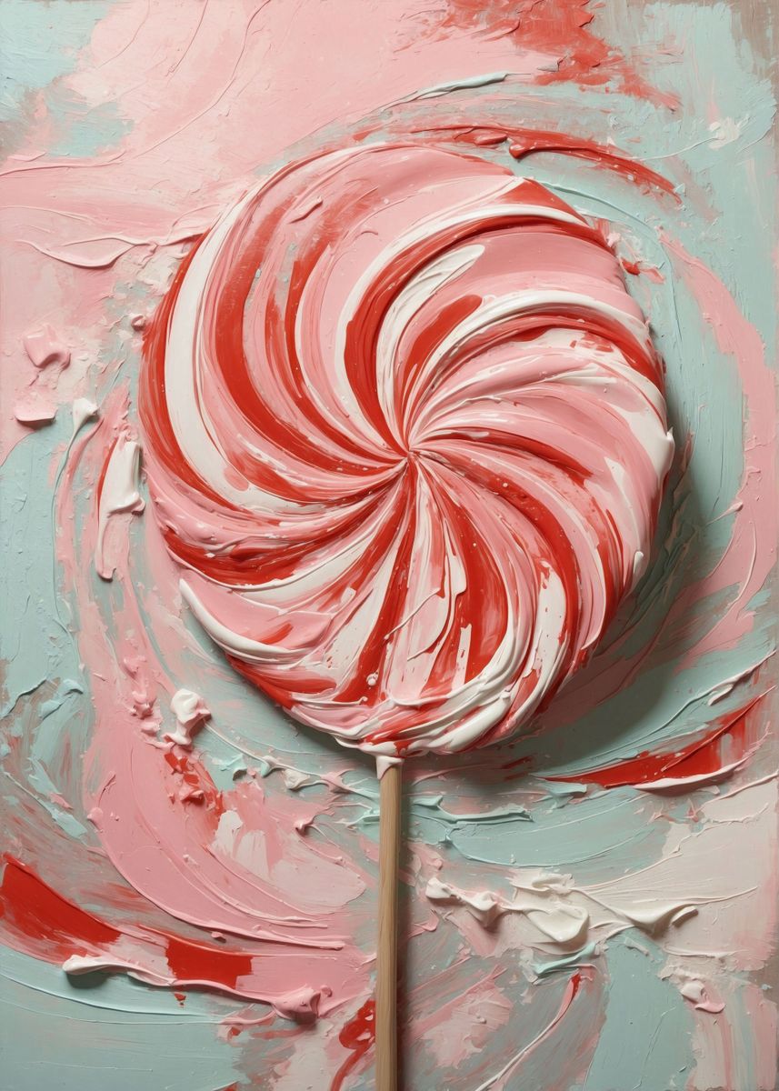 'Christmas Candy' Poster, picture, metal print, paint by LP Design and ...