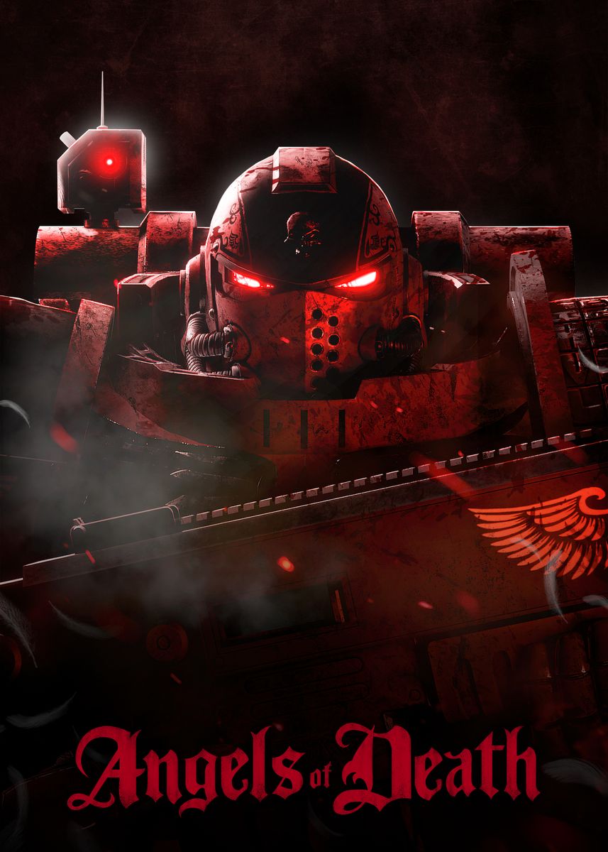 'Angels of Death Kazarion' Poster, picture, metal print, paint by ...