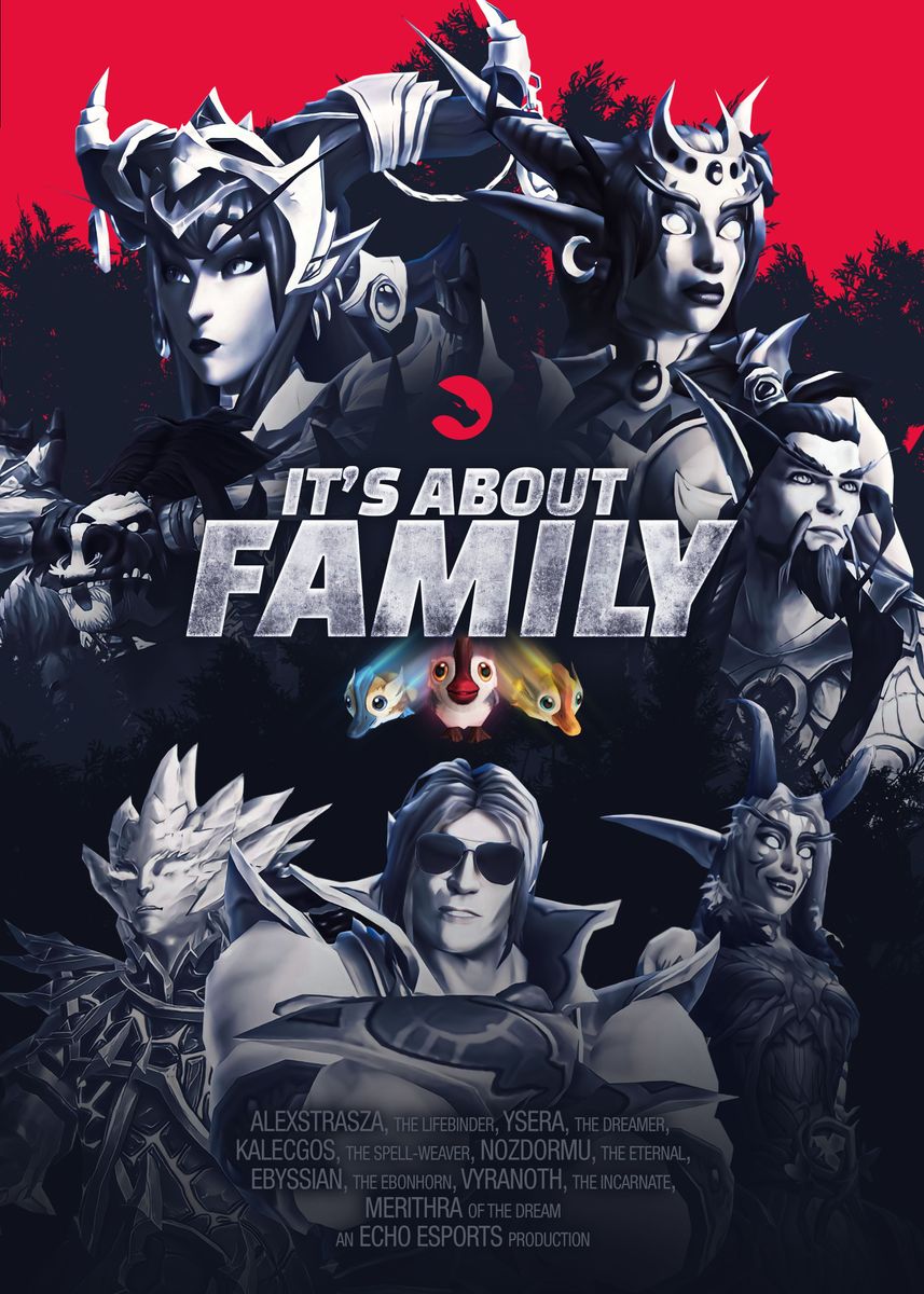 'Family' Poster, picture, metal print, paint by Echo | Displate