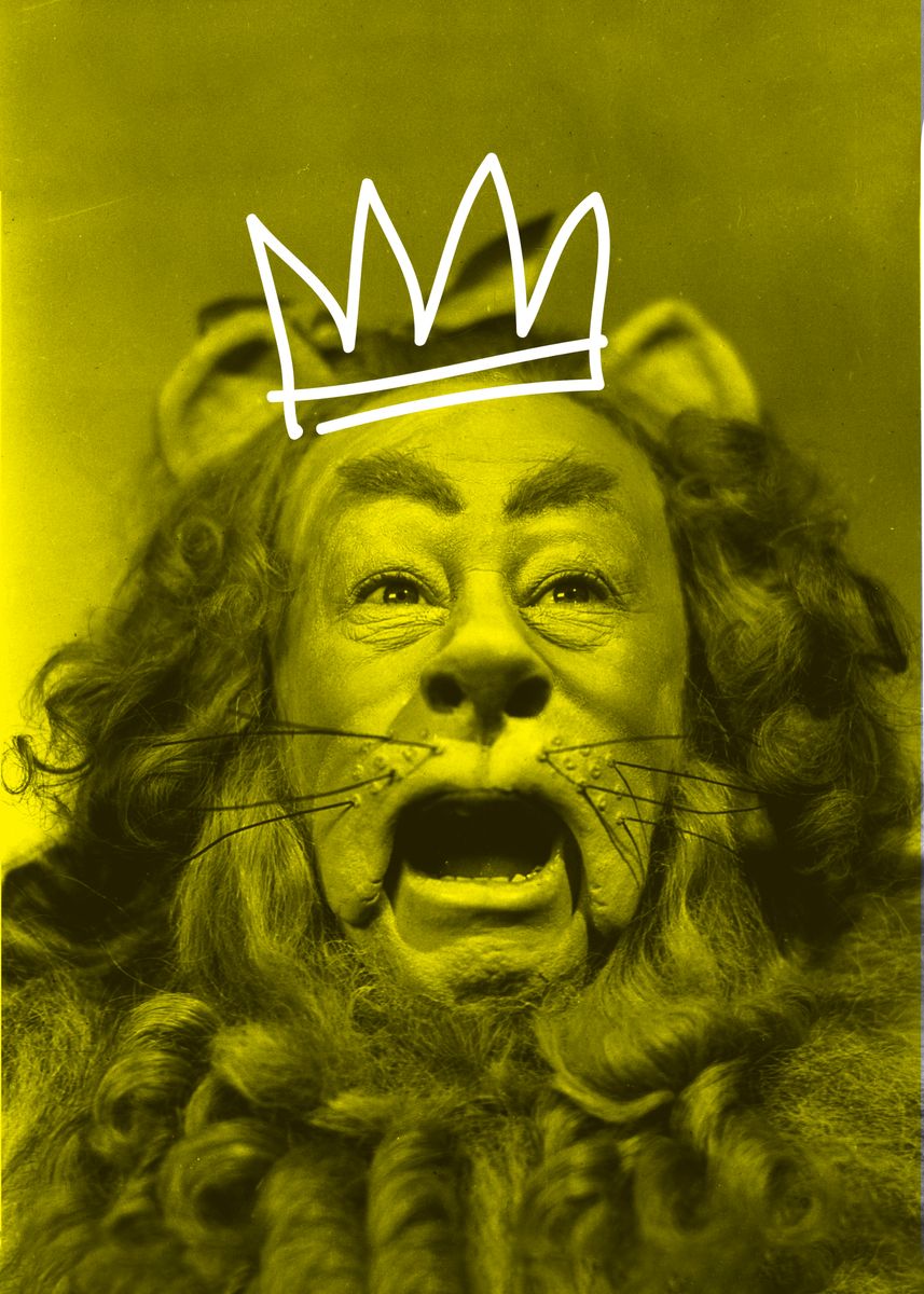 'Cowardly Lion' Poster, picture, metal print, paint by Wizard of Oz ...
