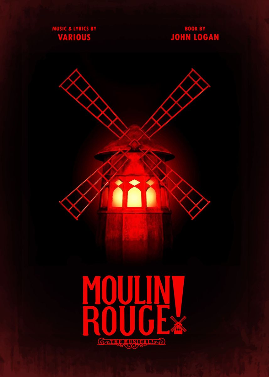'Moulin Rouge' Poster, picture, metal print, paint by Bo Kev | Displate