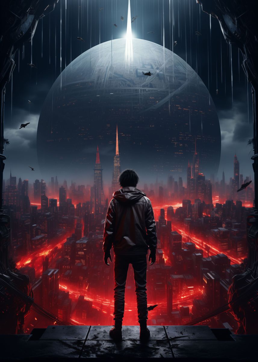 'Cyber Alien Invasion' Poster, picture, metal print, paint by ...