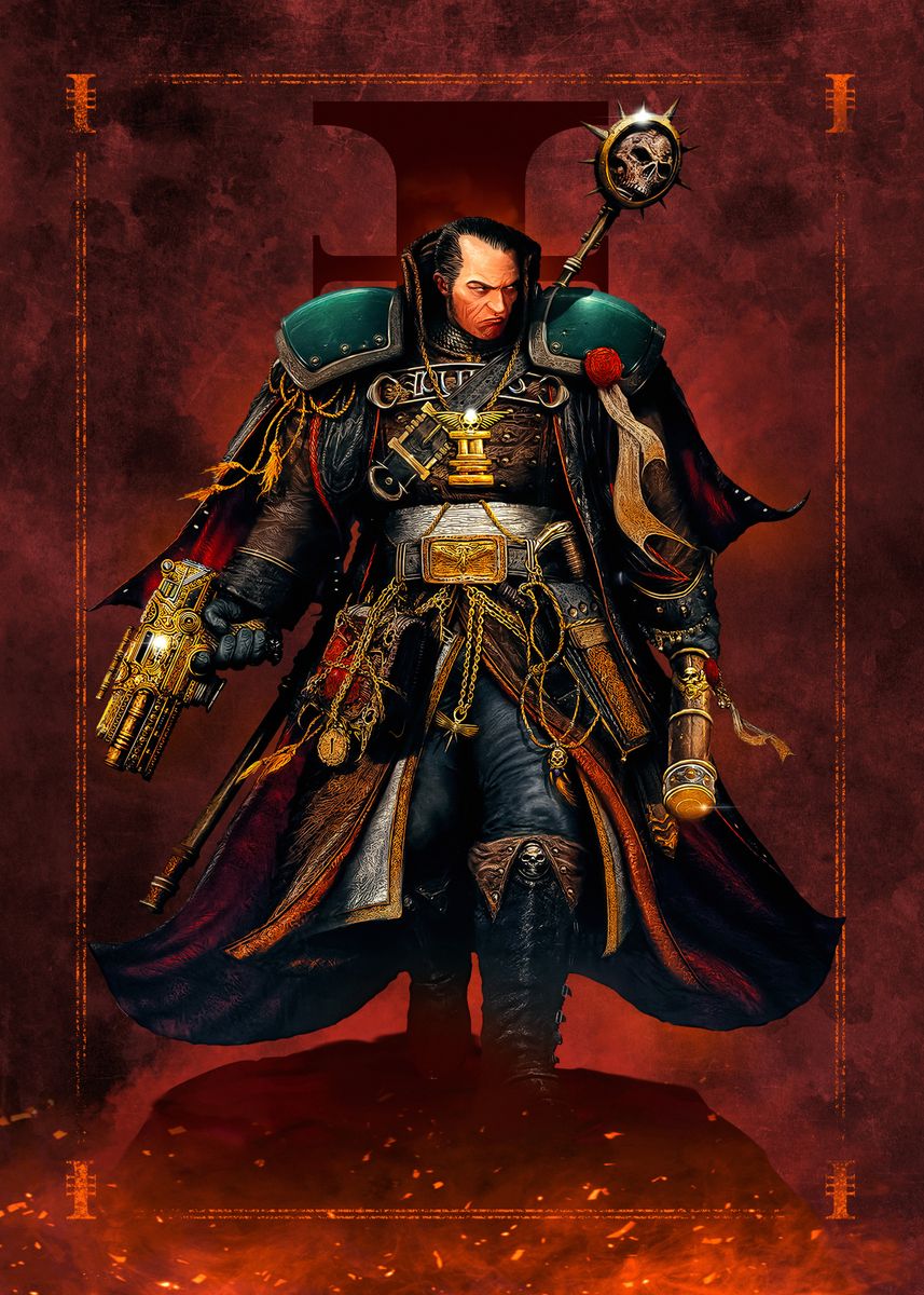 'Inquisitor Eisenhorn' Poster, picture, metal print, paint by Warhammer | Displate
