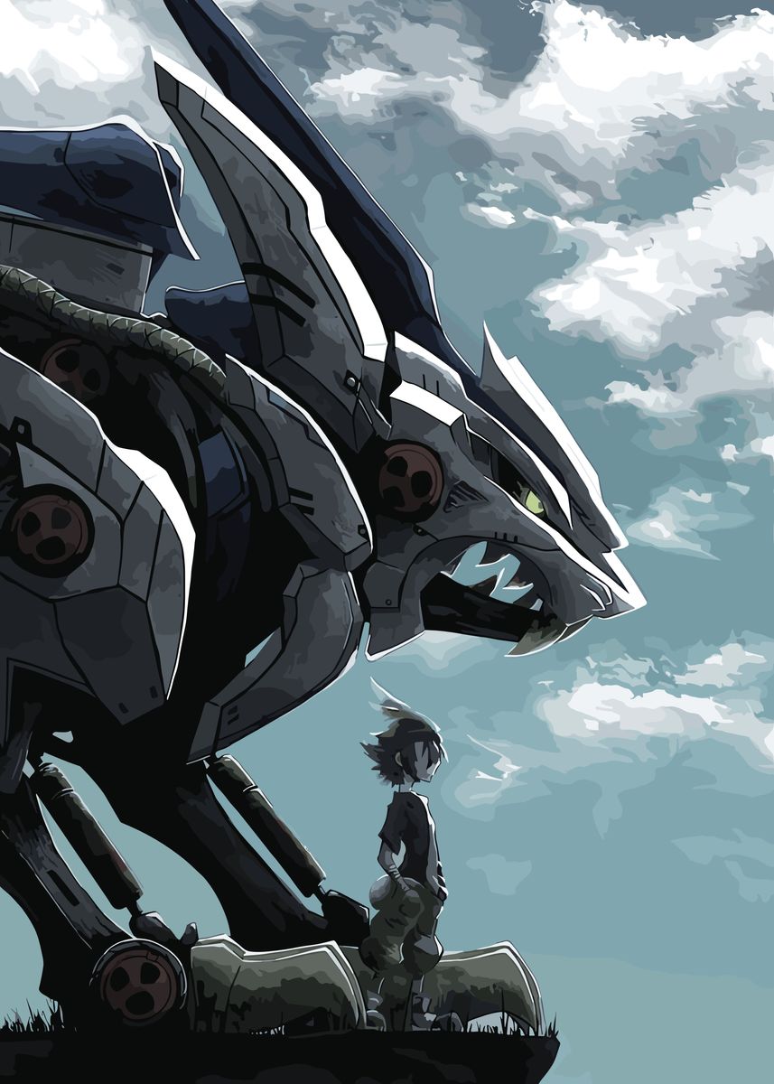'Zoid Anime' Poster, picture, metal print, paint by B A G O R | Displate