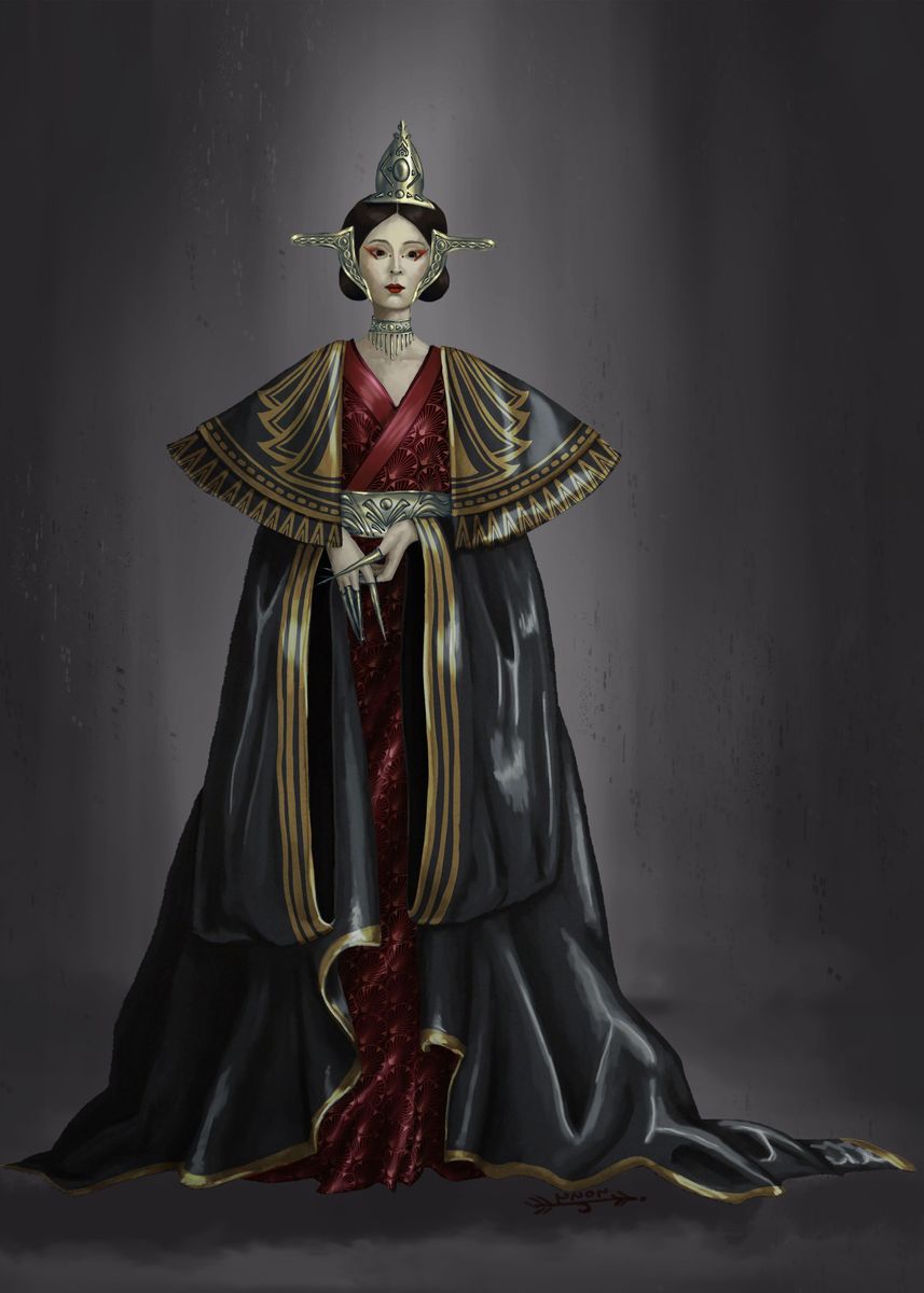 'The Queen' Poster, picture, metal print, paint by Irene Bilius | Displate