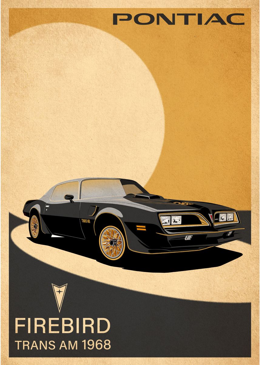 'Pontiac Firebird' Poster by Wall Wonders | Displate