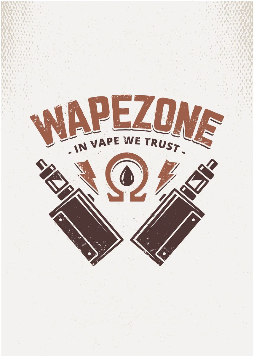 'vape' Poster, picture, metal print, paint by Selja Cute | Displate