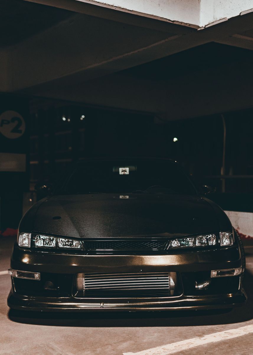 'Nissan Silvia S14 ' Poster, picture, metal print, paint by Jason HCK ...
