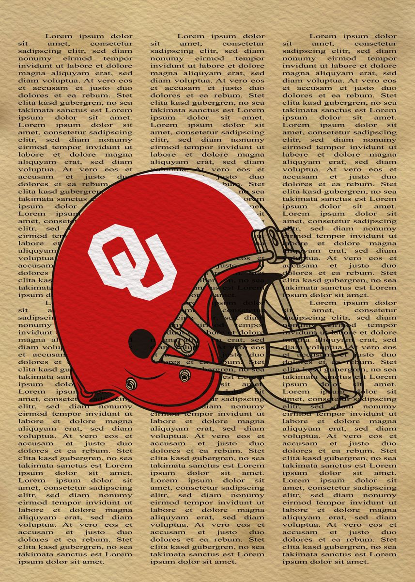 'Oklahoma Sooners' Poster, picture, metal print, paint by Nguyen Thi ...