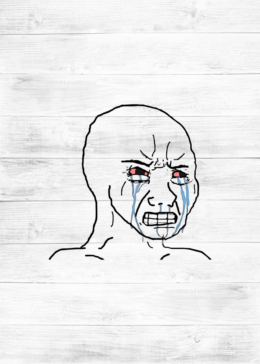 'hide the pain meme' Poster, picture, metal print, paint by Top ...