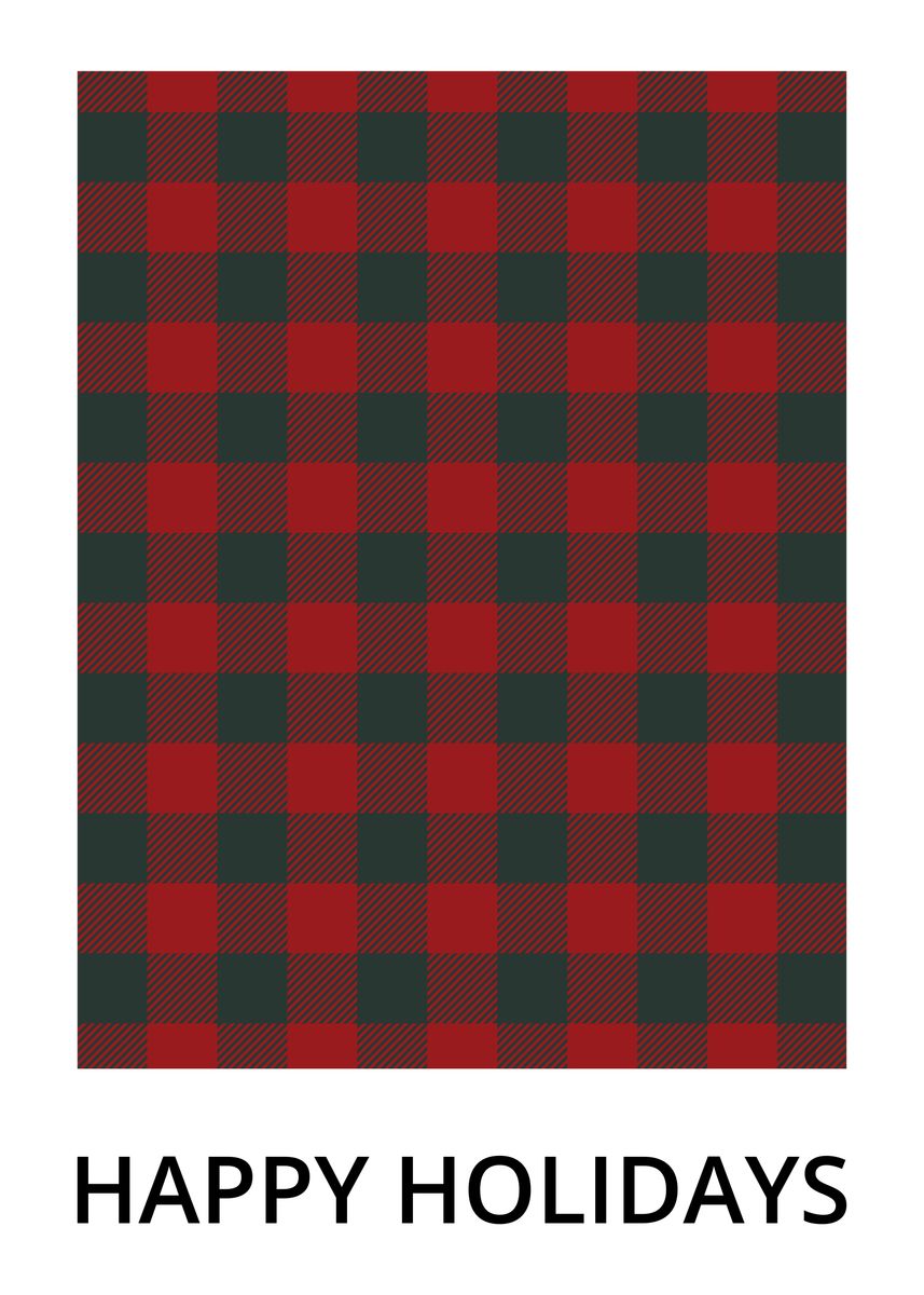 'Happy Holidays' Poster, picture, metal print, paint by DSpot Shop ...