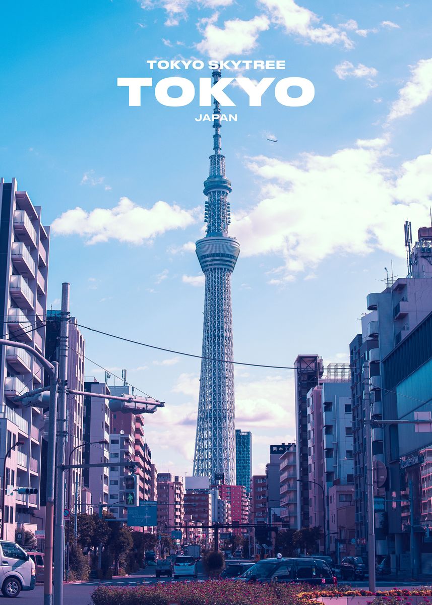 'Aesthetic Tokyo Japan' Poster, picture, metal print, paint by microice ...
