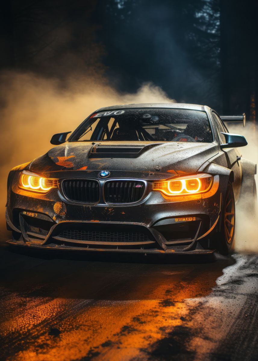 'Bmw' Poster, picture, metal print, paint by GRAPHICMYSTICAL displate ...