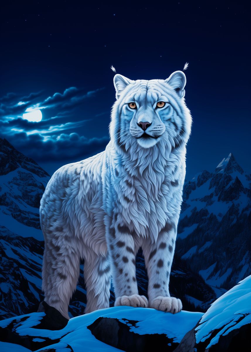 'A Glimpse of the Elusive' Poster, picture, metal print, paint by ...