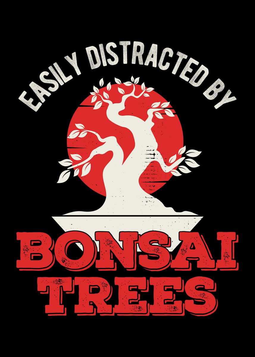 'Funny Bonsai Trees' Poster, picture, metal print, paint by Visualz ...