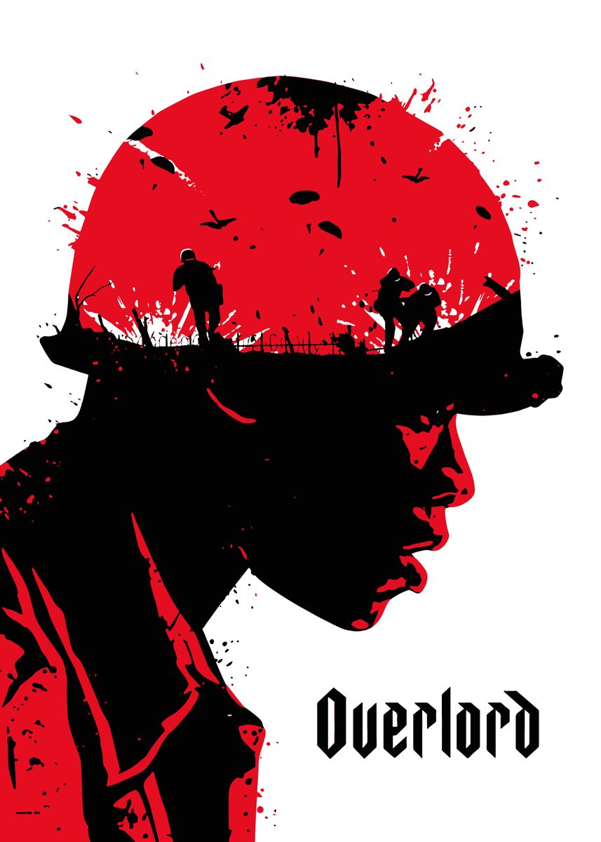 'overlord minimalist' Poster, picture, metal print, paint by Aksara ...