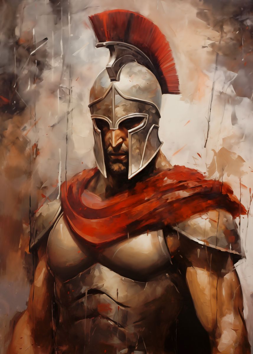 'Leonidas King Of Sparta' Poster, picture, metal print, paint by Vars ...