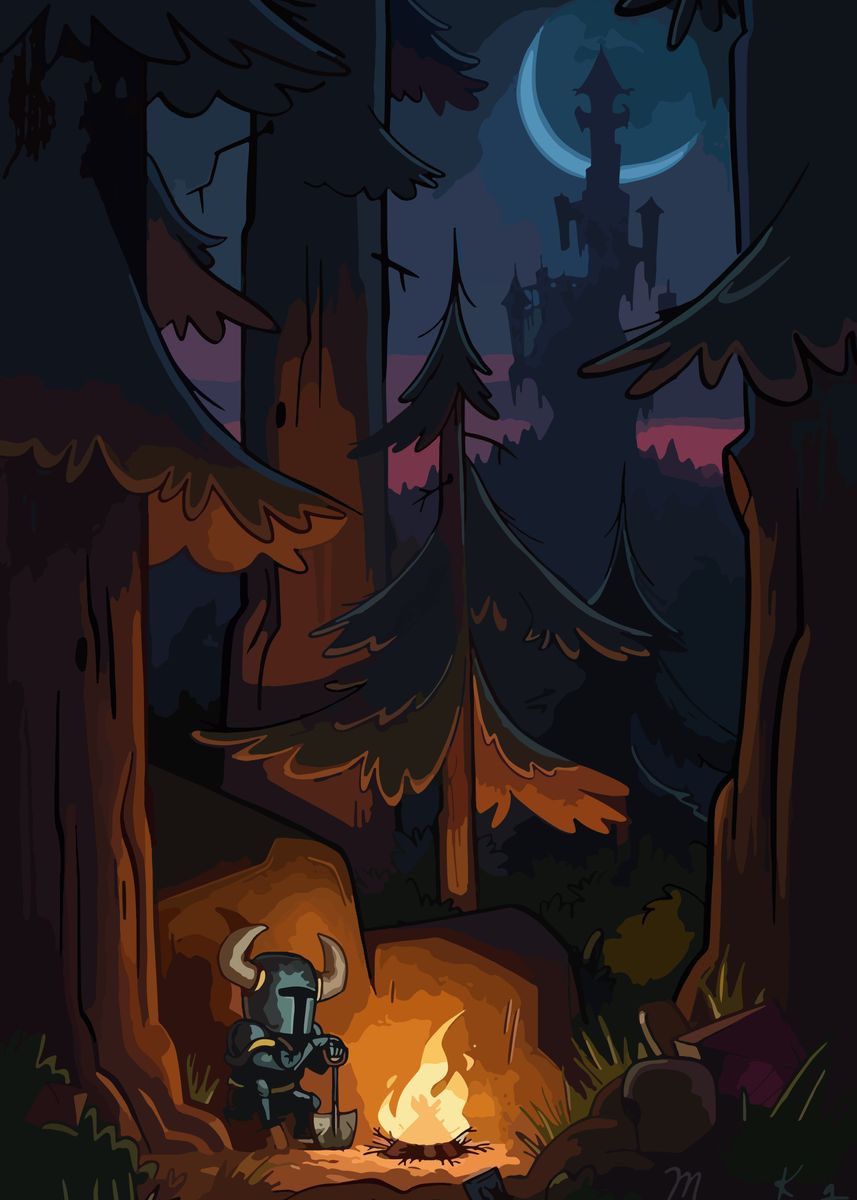 'Adventure Night Time' Poster, picture, metal print, paint by Co Bolo ...