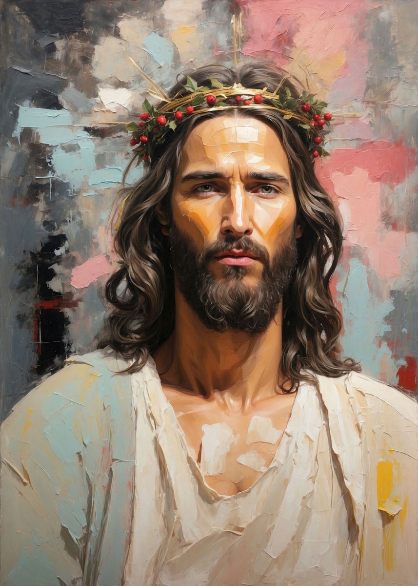 'Jesus Christ' Poster, picture, metal print, paint by LP Design and ...