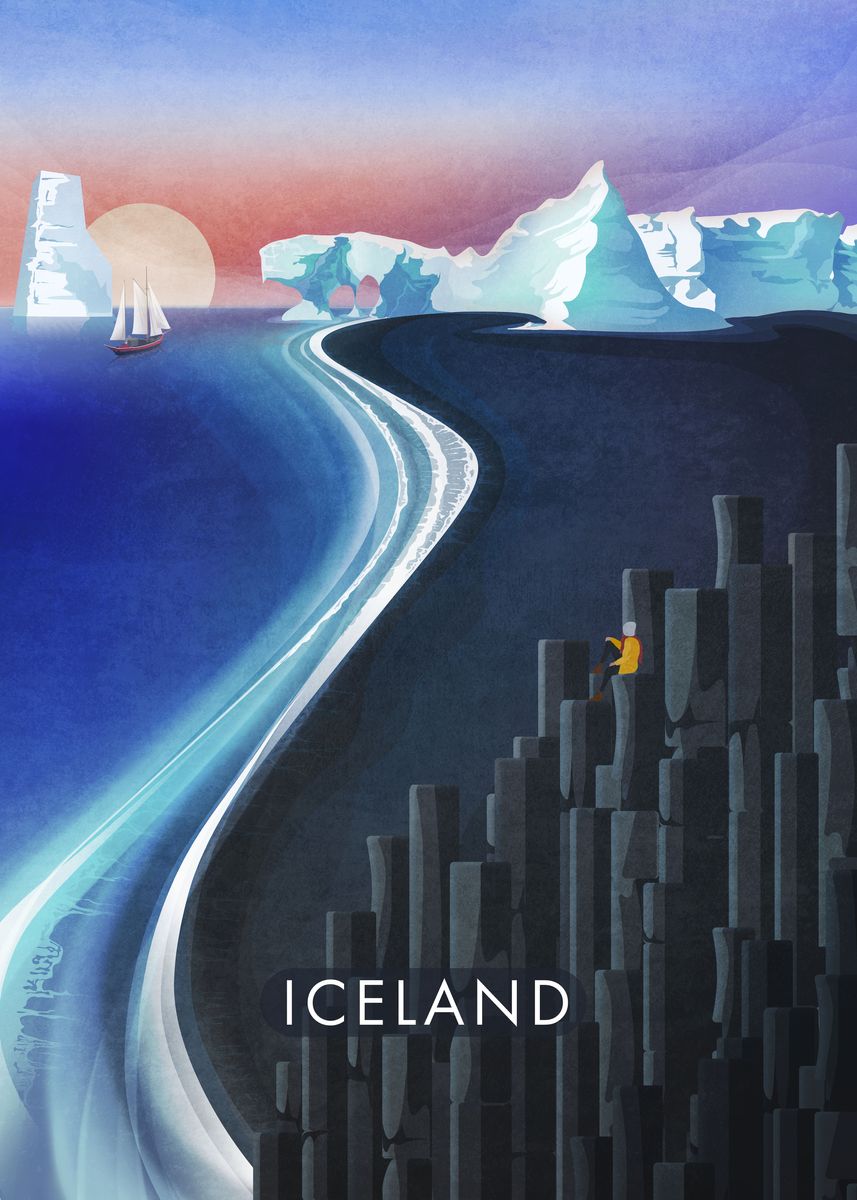 'Iceland 1' Poster, picture, metal print, paint by World Class Photos ...
