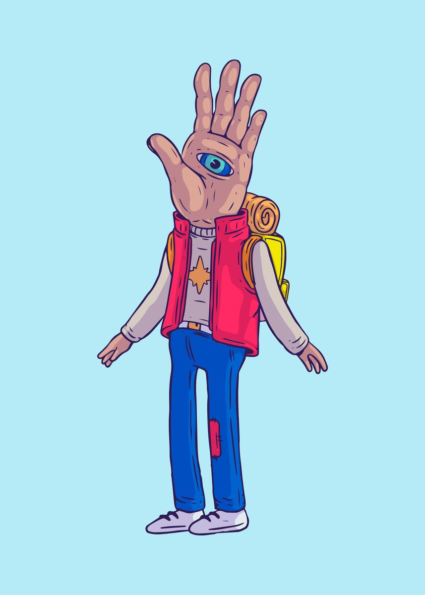 'Highschool Hand Jock' Poster, picture, metal print, paint by Jess ...