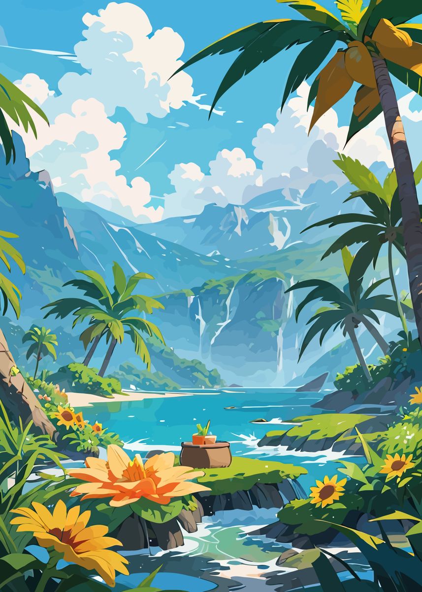 'Equanimity' Poster, picture, metal print, paint by Naui Art | Displate