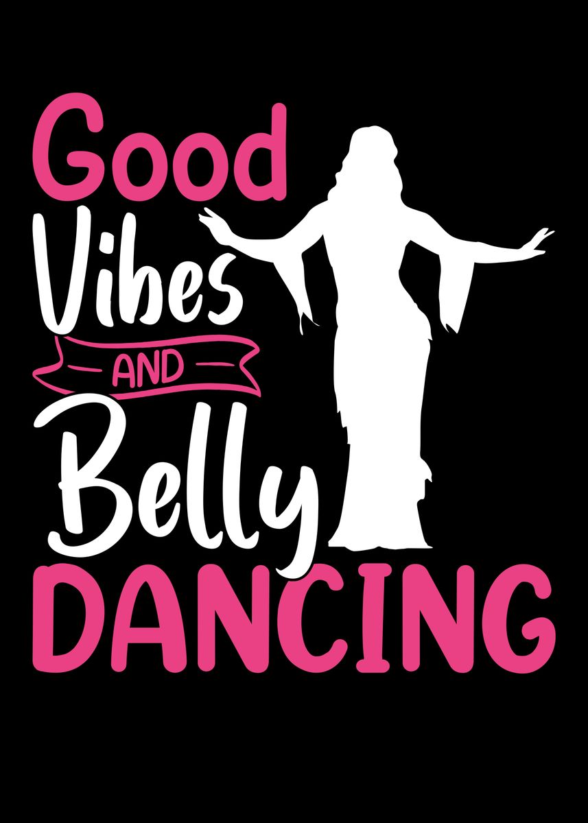 'Funny Belly Dancer Belly' Poster, picture, metal print, paint by Lukes ...