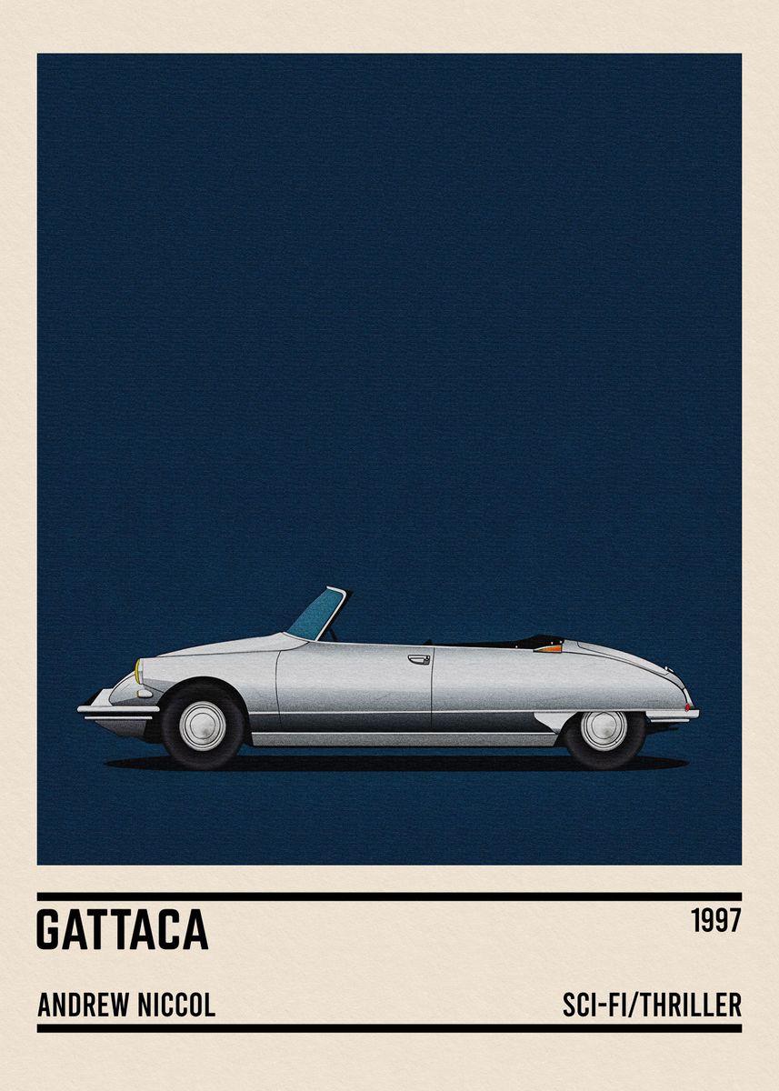 'Gattaca car movie' Poster, picture, metal print, paint by Louise ...