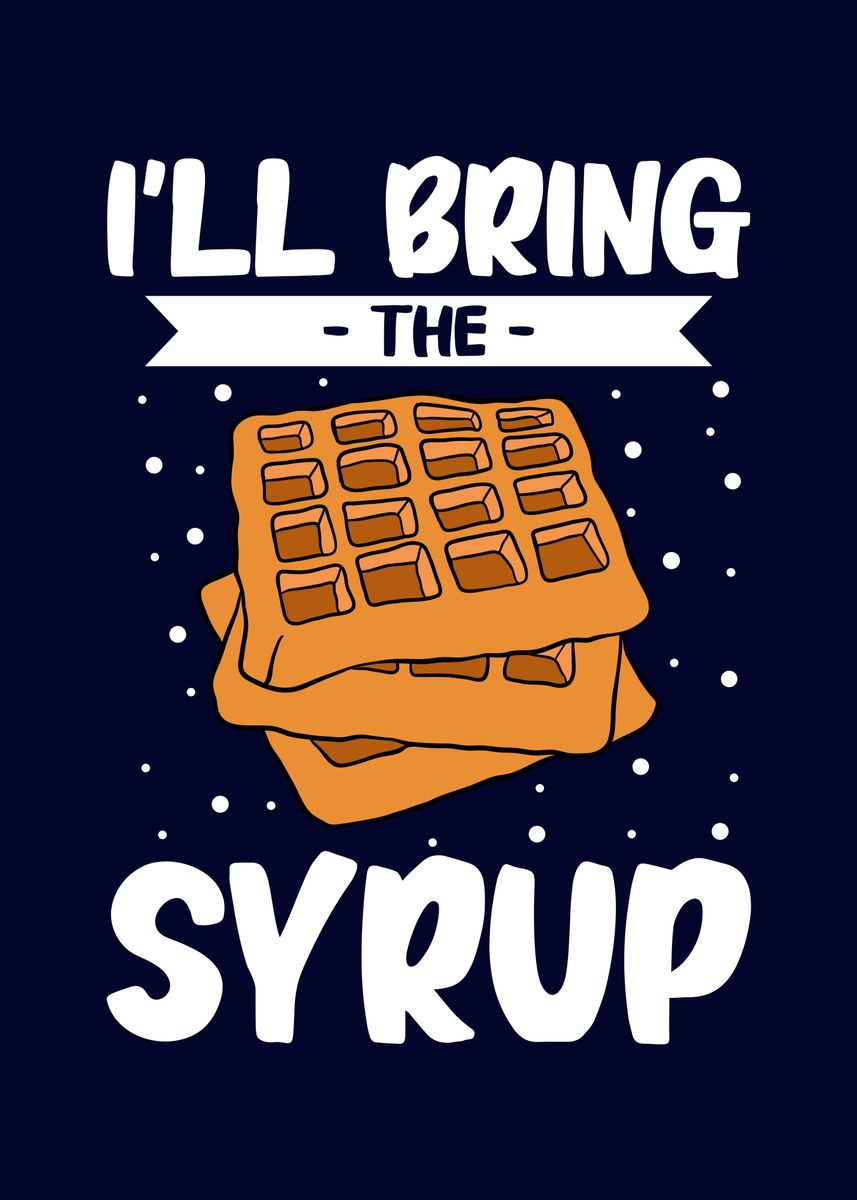 'Funny Waffle Maker' Poster, picture, metal print, paint by MzumO ...