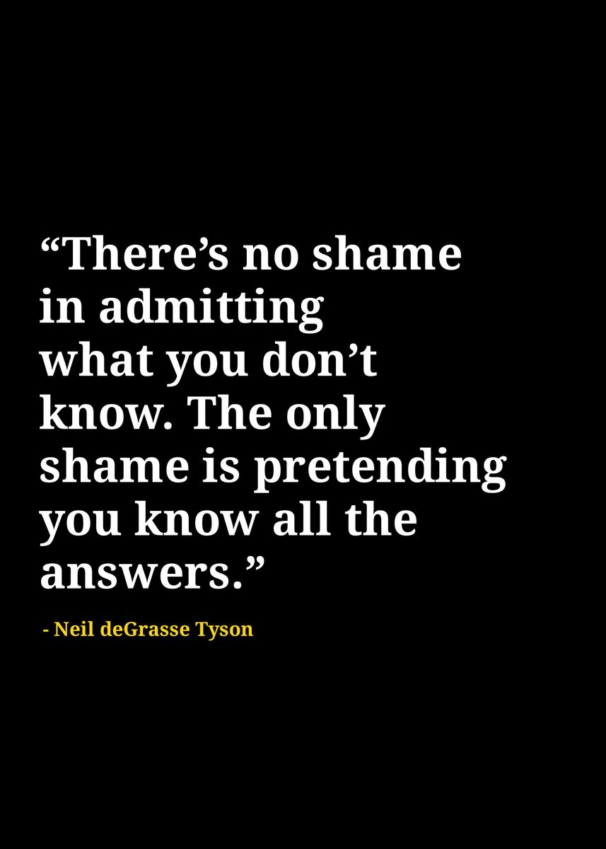 'Neil degrasse Tyson quotes' Poster, picture, metal print, paint by ...