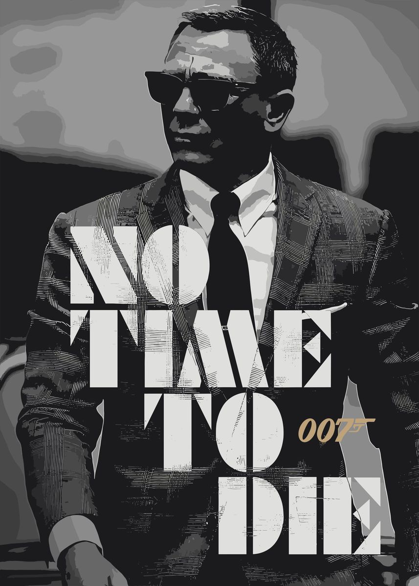 'James 007' Poster, picture, metal print, paint by Adney | Displate