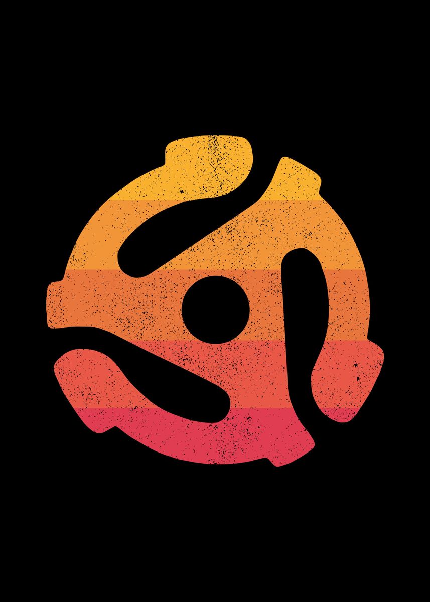 '45 rpm Adaptor' Poster, picture, metal print, paint by sachpica | Displate