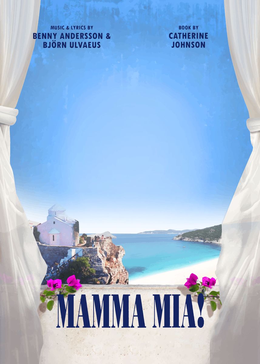 'Mamma Mia' Poster, picture, metal print, paint by Bo Kev | Displate