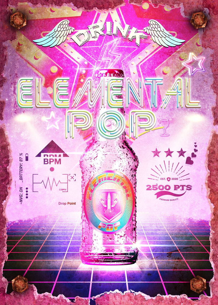 'Elemental Pop' Poster, picture, metal print, paint by Call of Duty ...