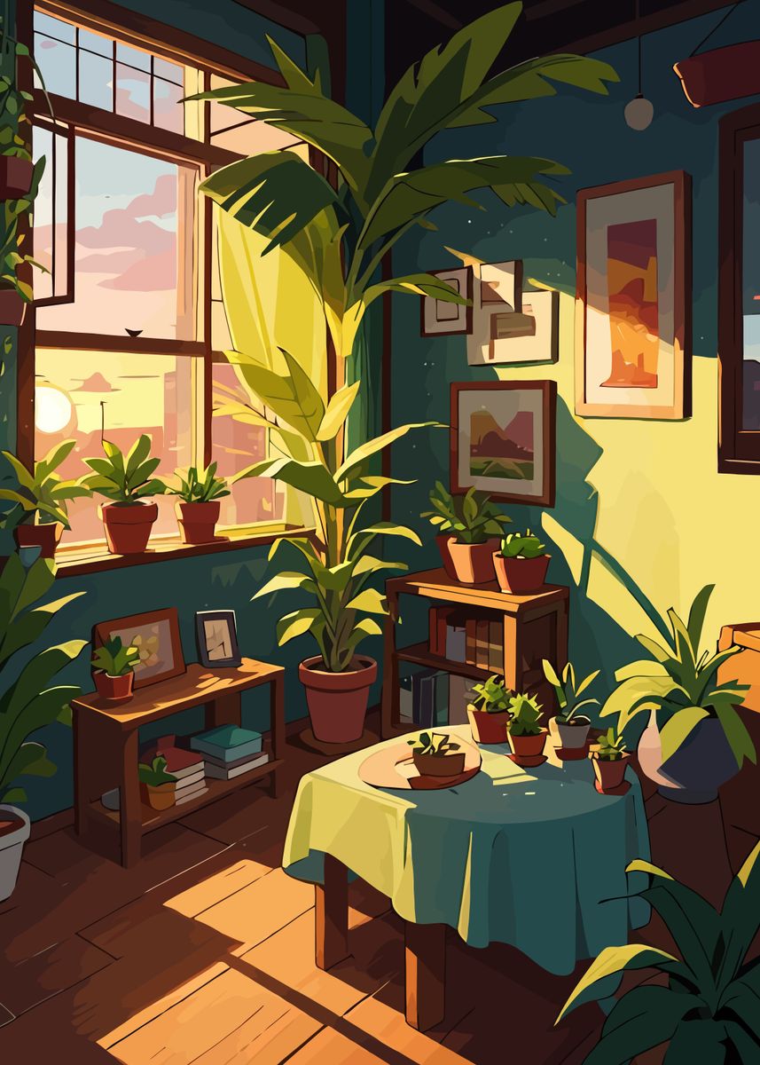 'Magic Hour' Poster, picture, metal print, paint by Naui Art | Displate