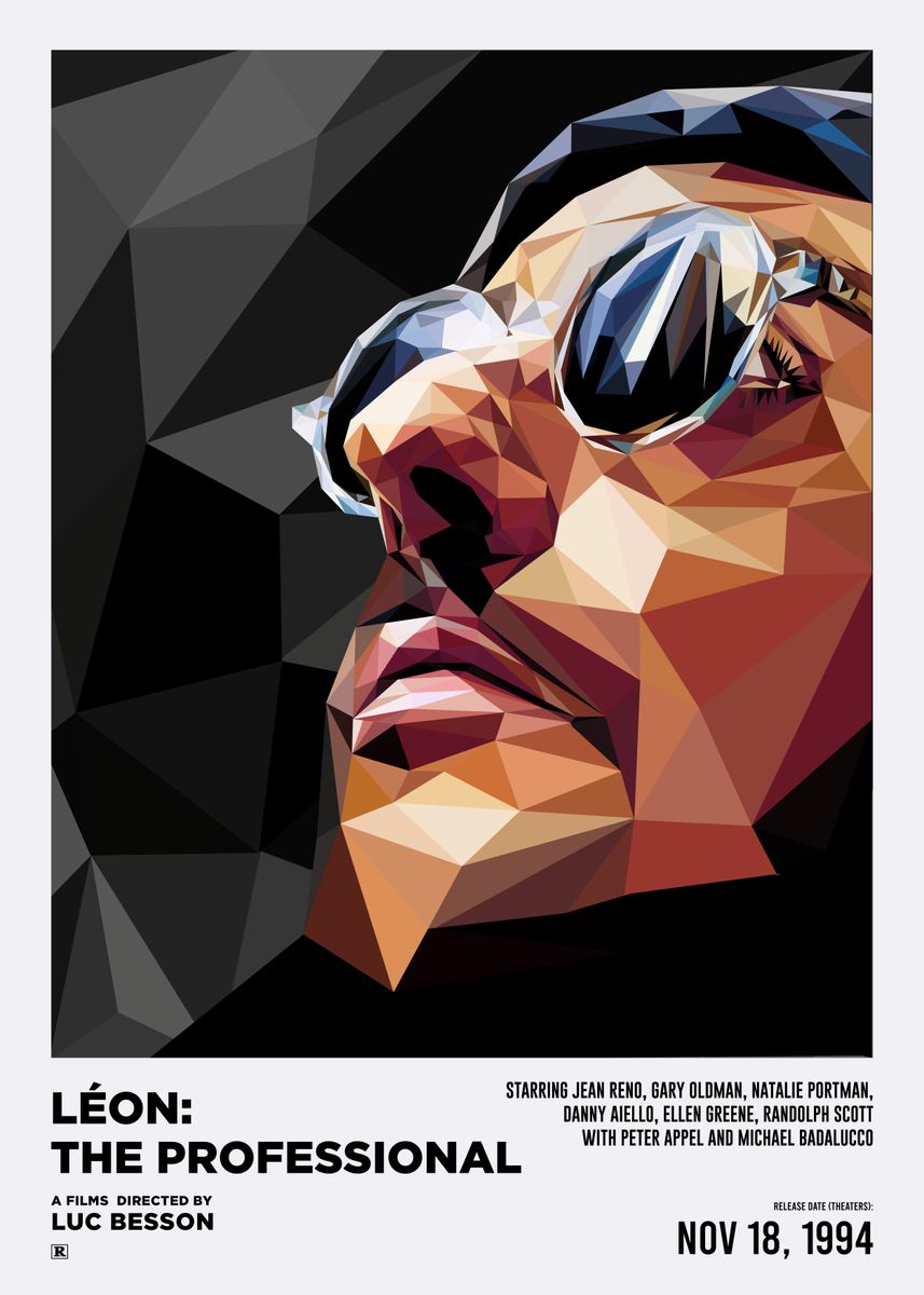 'leon' Poster, picture, metal print, paint by limited editions displate ...
