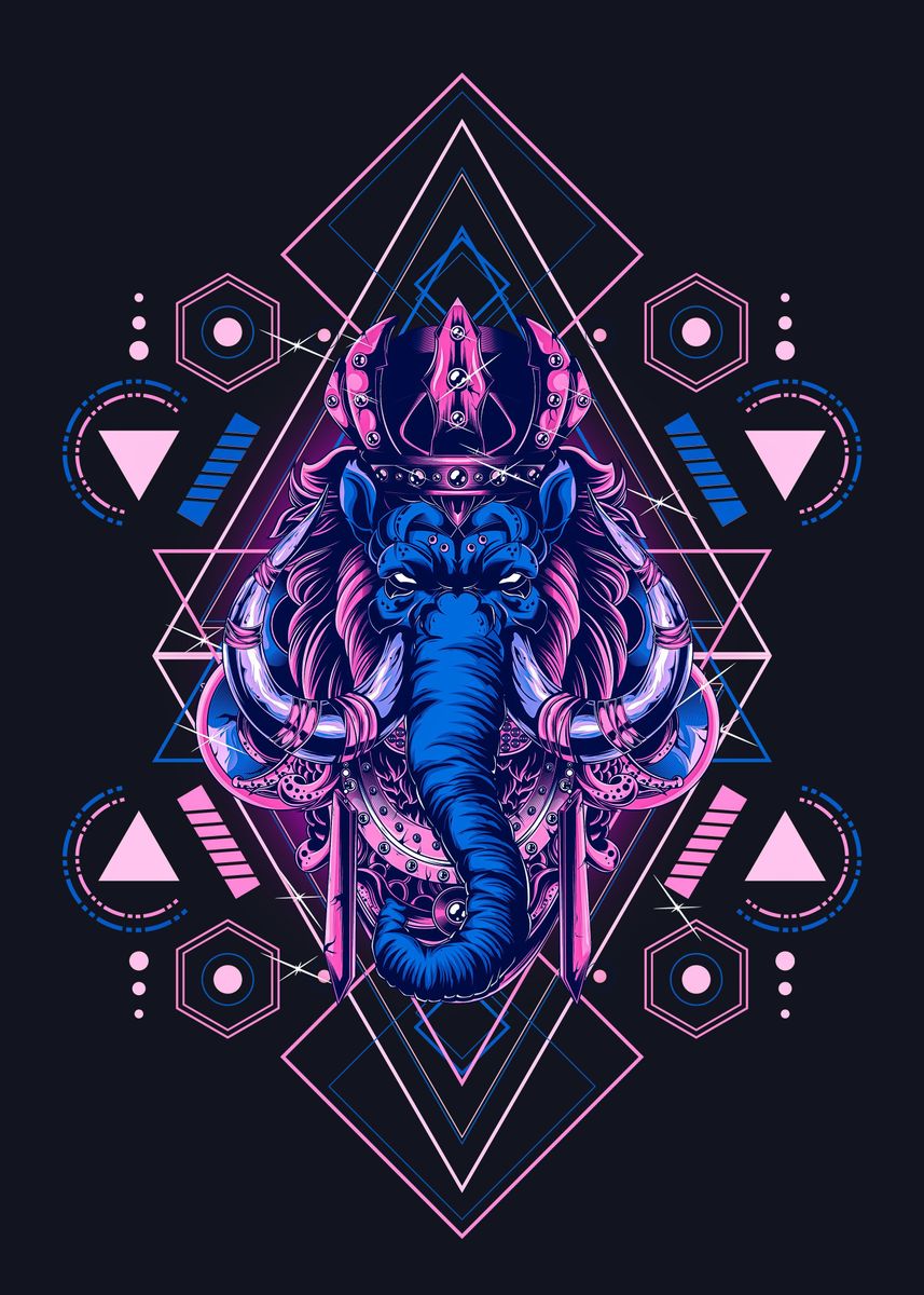 'Mecha India' Poster, picture, metal print, paint by Gab Fernando ...