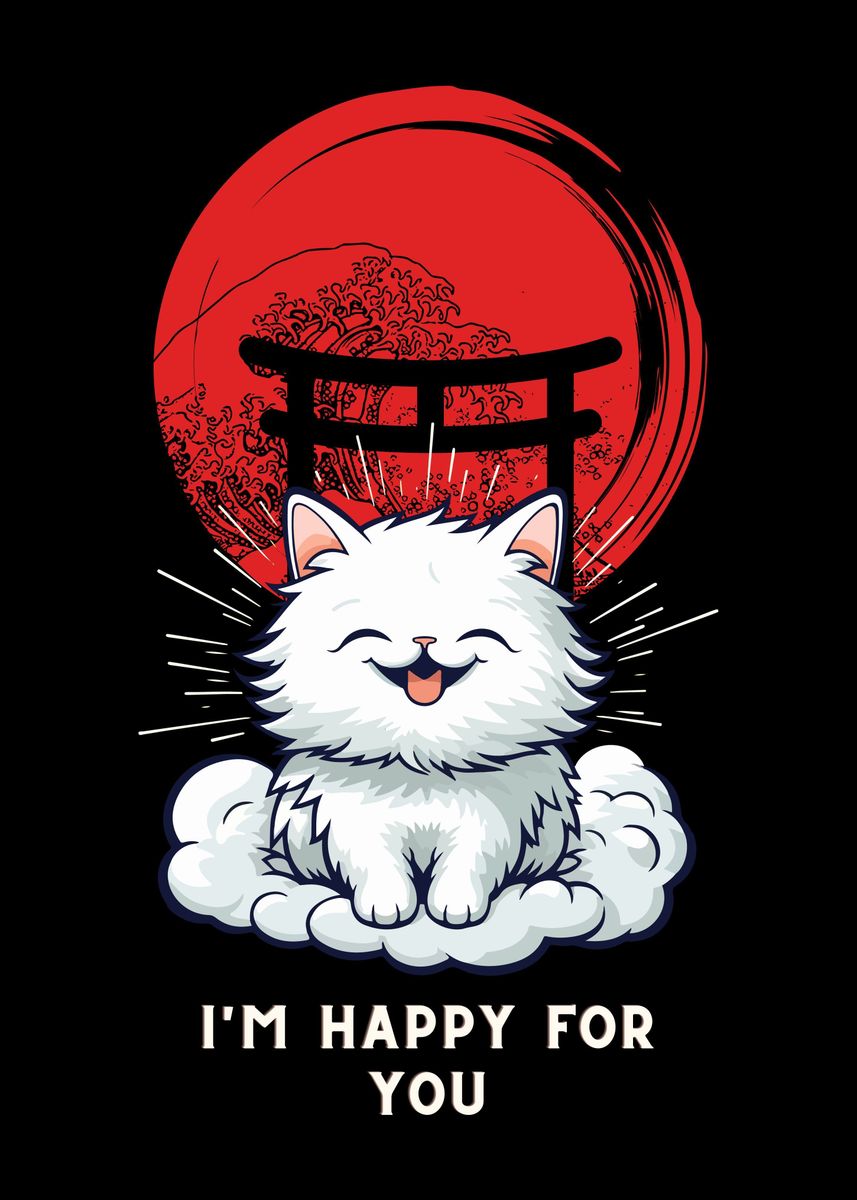 'I am Happpy for You ' Poster, picture, metal print, paint by Dyn ...