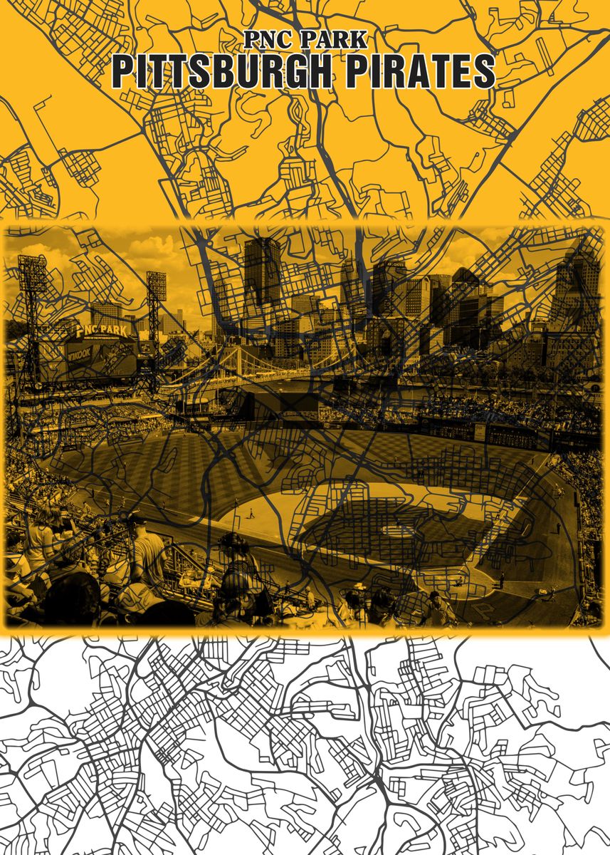 'Pittsburgh Pirates PNC ' Poster, picture, metal print, paint by Pierre ...